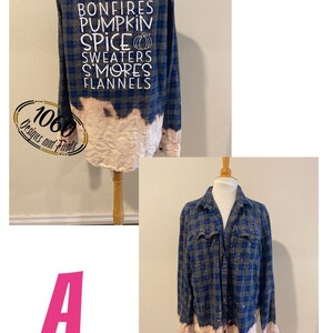 Fall Flannels, Fall, Bonfires, Pumpkin Spice, Distressed Flannel Shirts ...