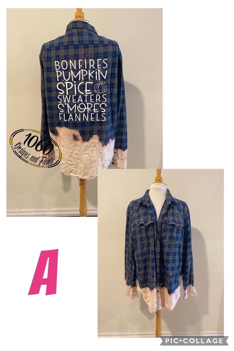 Fall Flannels Fall Bonfires Pumpkin Spice Distressed - Etsy