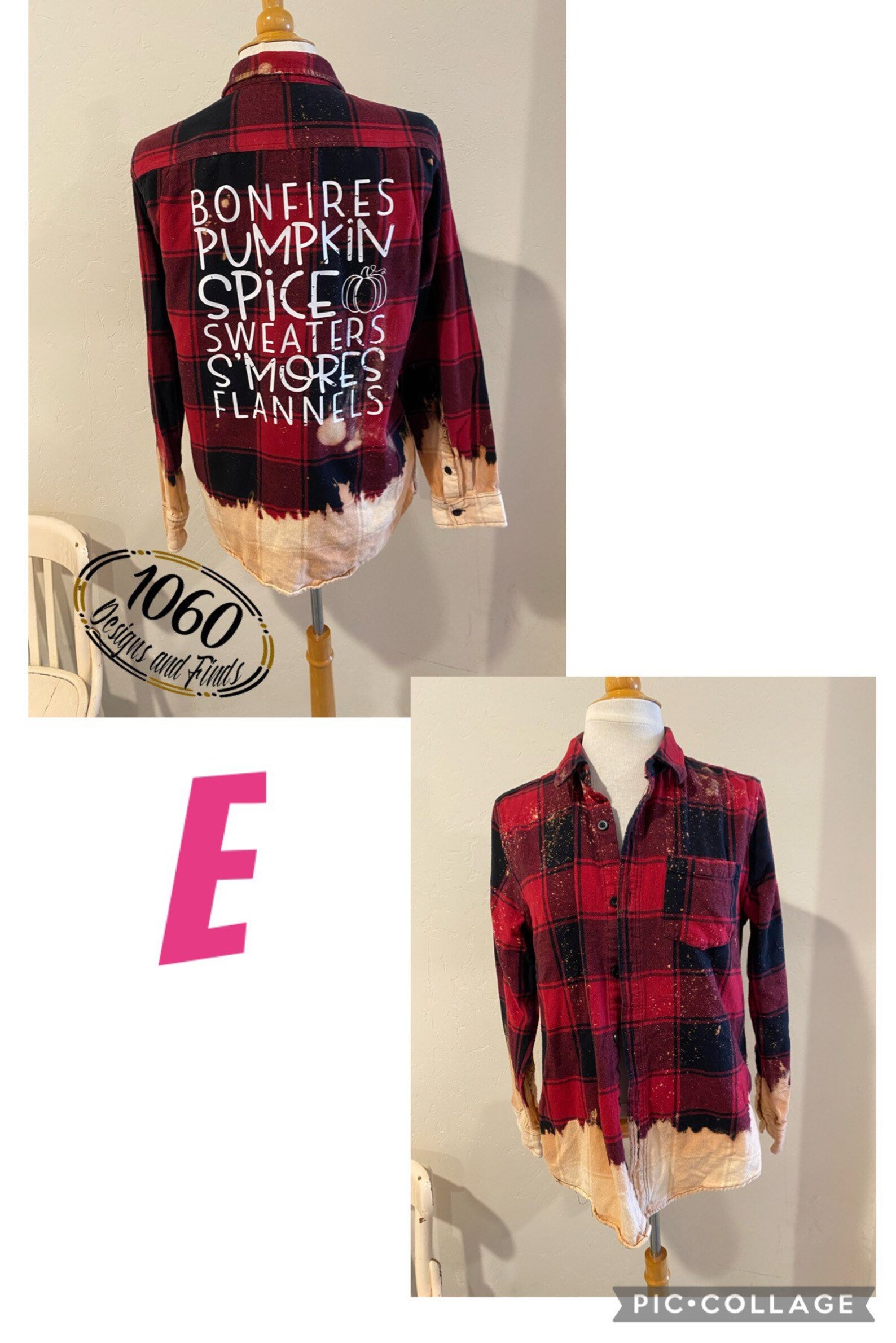 Fall Flannels Fall Bonfires Pumpkin Spice Distressed - Etsy