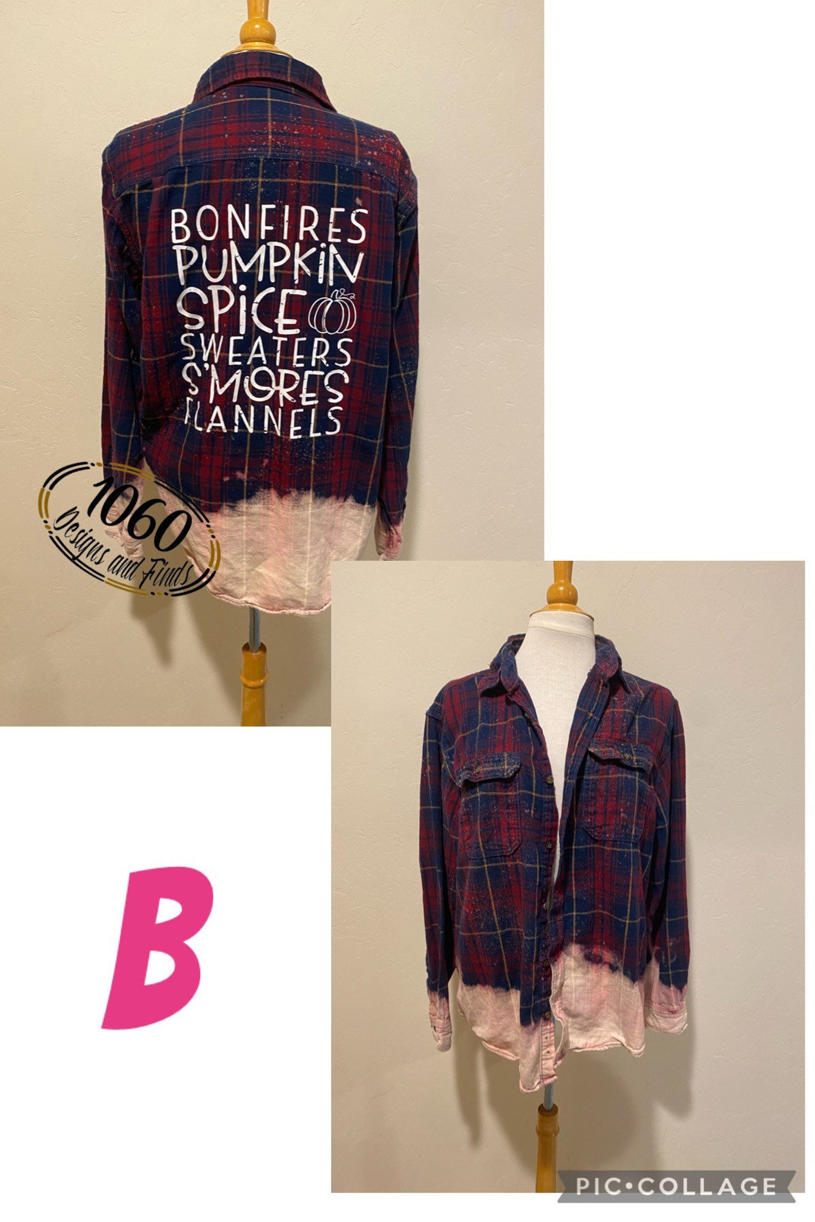 Fall Flannels Fall Bonfires Pumpkin Spice Distressed - Etsy