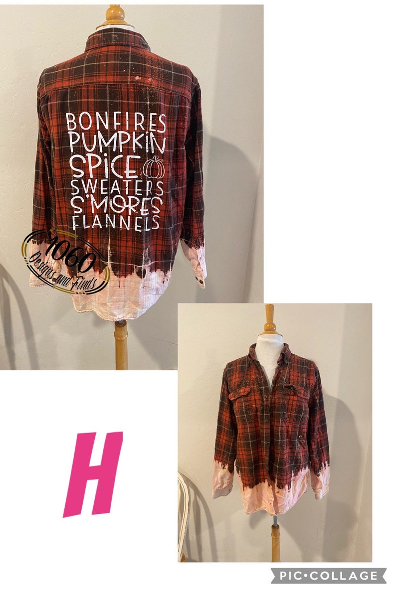 Fall Flannels Fall Bonfires Pumpkin Spice Distressed - Etsy