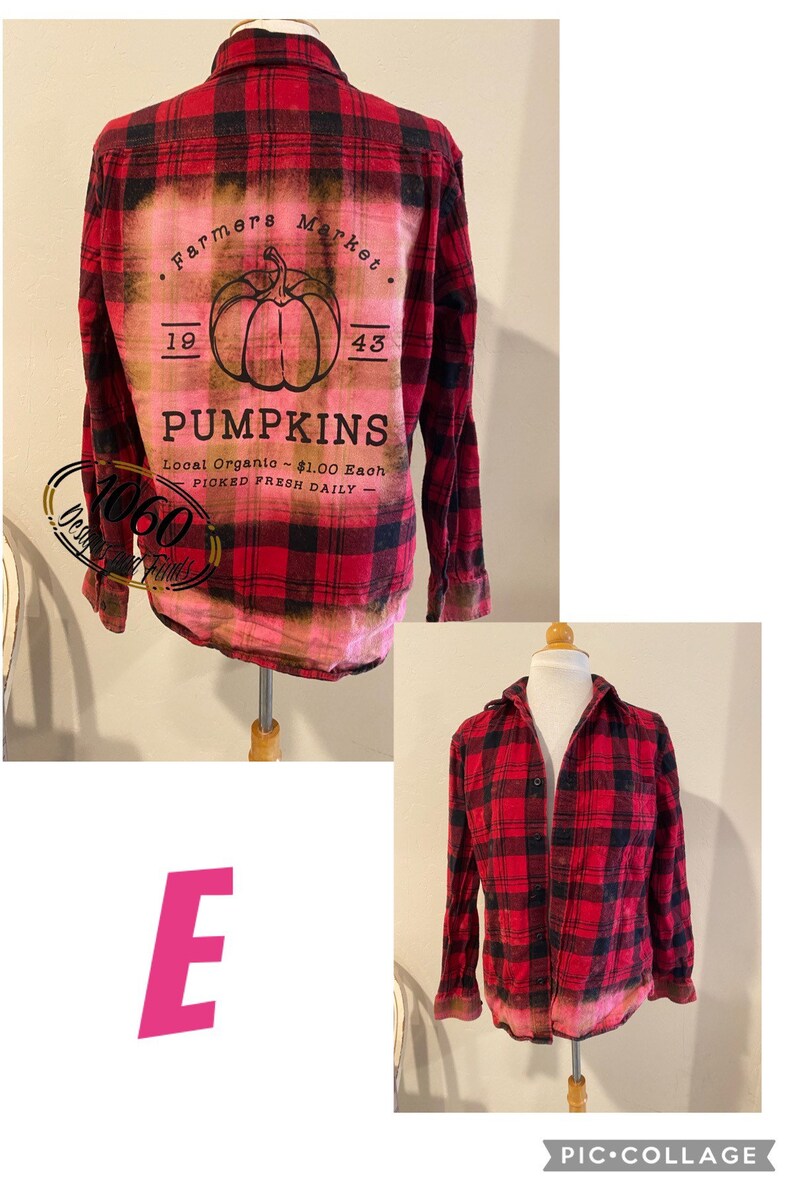 Fall Flannels Fresh Pumpkin Flannels Distressed Flannel - Etsy