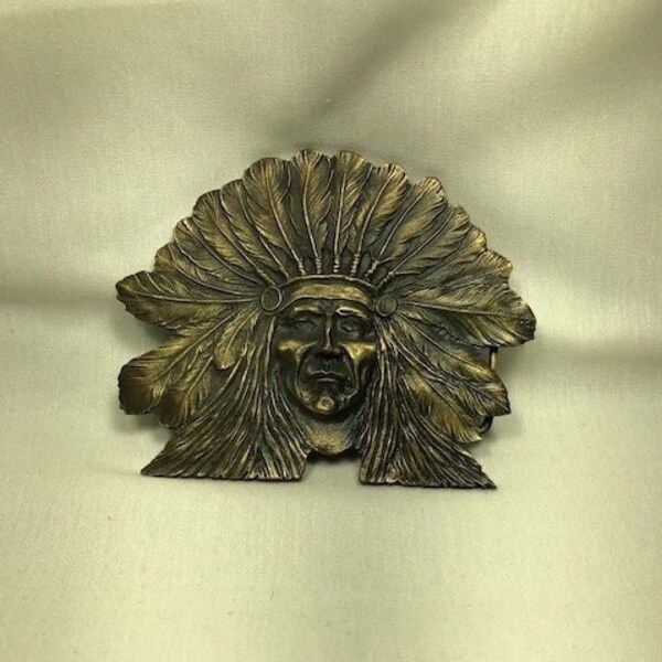 Metal Indiana Craft Belt Buckle - Etsy