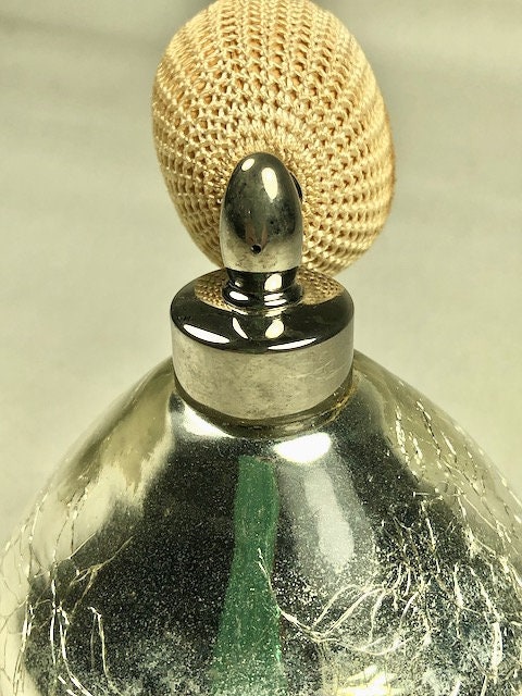 Vintage HOLMSPRAY, Chartley, Mass Art Deco Perfume Atomizer Silver ...
