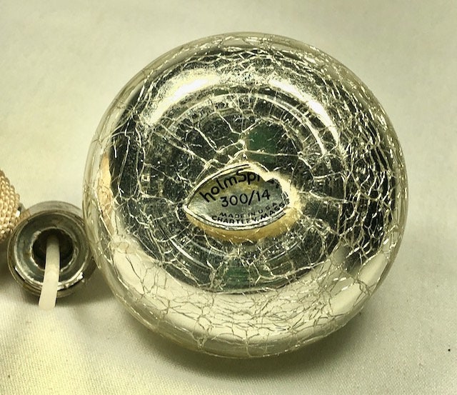 Vintage HOLMSPRAY, Chartley, Mass Art Deco Perfume Atomizer Silver ...