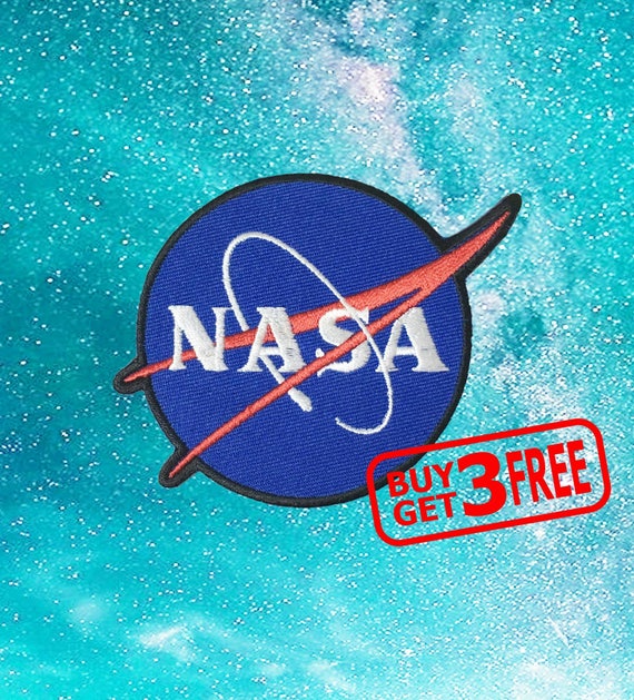 Nasa Logo IRON ON PATCH funny patches Badge Nasa Patch | Etsy