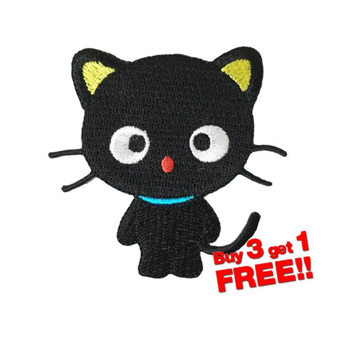 Black Cat Applique IRON ON PATCHs drôlepatchs PATCHs Badge patch - Etsy France
