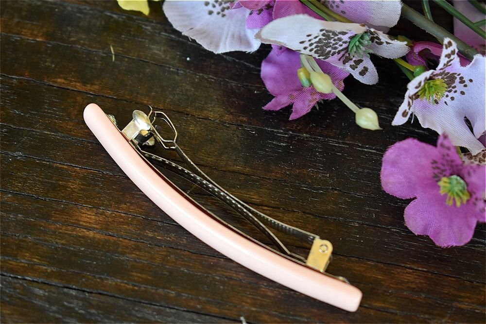 Hair Barrette Light Pink Hair Pin Clip Barettes Hair Barretts Hair ...