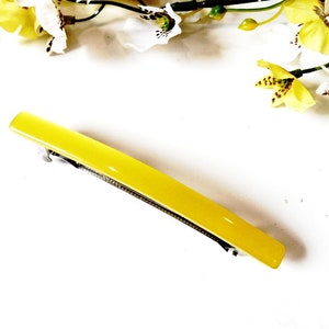 Hair Barrette Yellow Hair Pin Clip Barettes Hair Barretts Hair ...