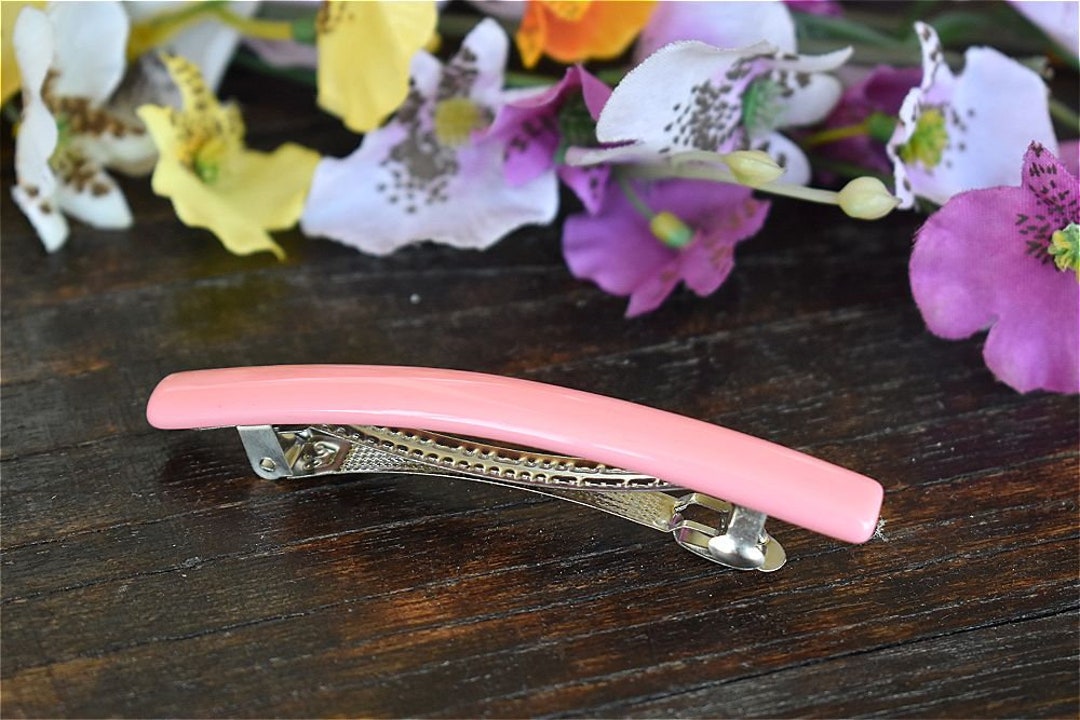 Hair Barrette Pink Hair Pin Clip Barettes Hair Barretts Hair Accessory ...