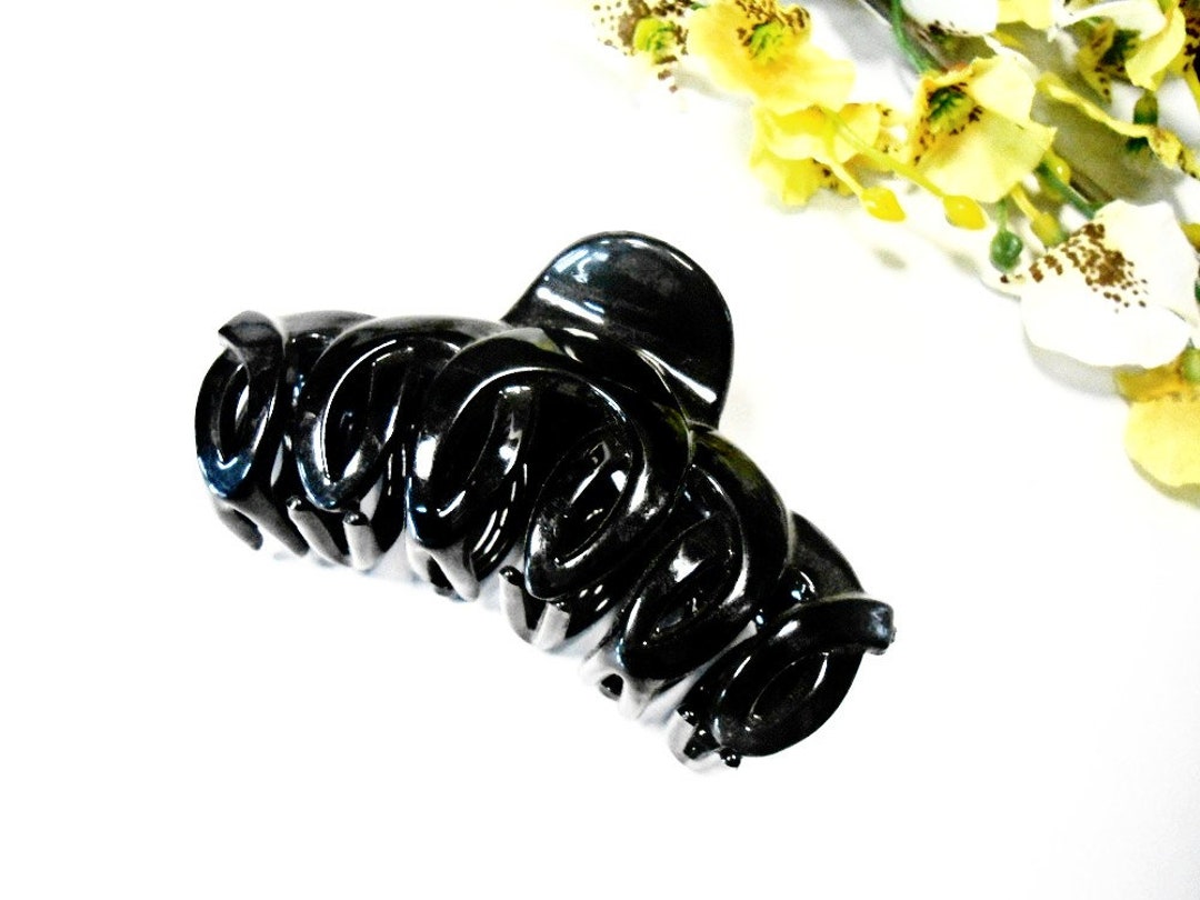 Hair Barrette Black Hair Pin Clip Barettes Hair Barretts Hair Accessory ...