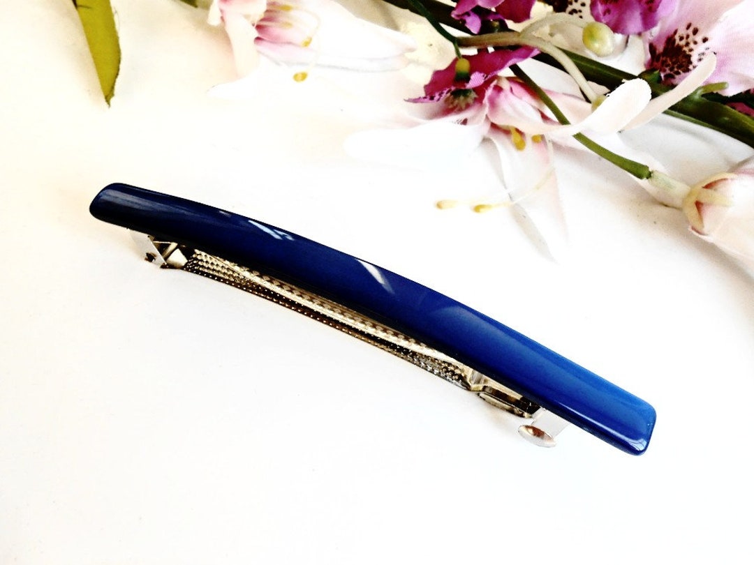 Hair Barrette Royal Blue Hair Pin Clip Barettes Hair Barretts Hair ...
