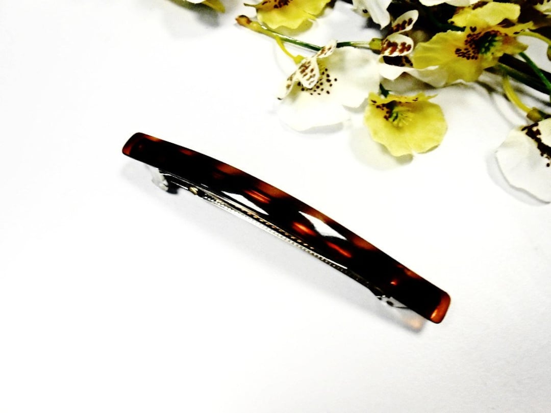 Hair Barrette Brown Tortoise Shell Hair Pin Clip Barettes Barretts ...