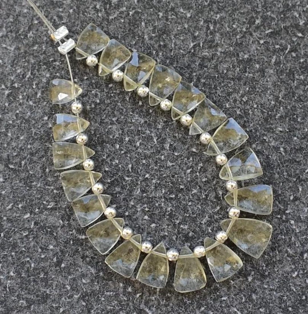 Orthoclase Pyramid Beads Faceted Natural Orthoclase Gemstone Briolettes ...