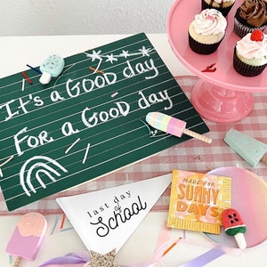 Last Day of School Flag - Etsy