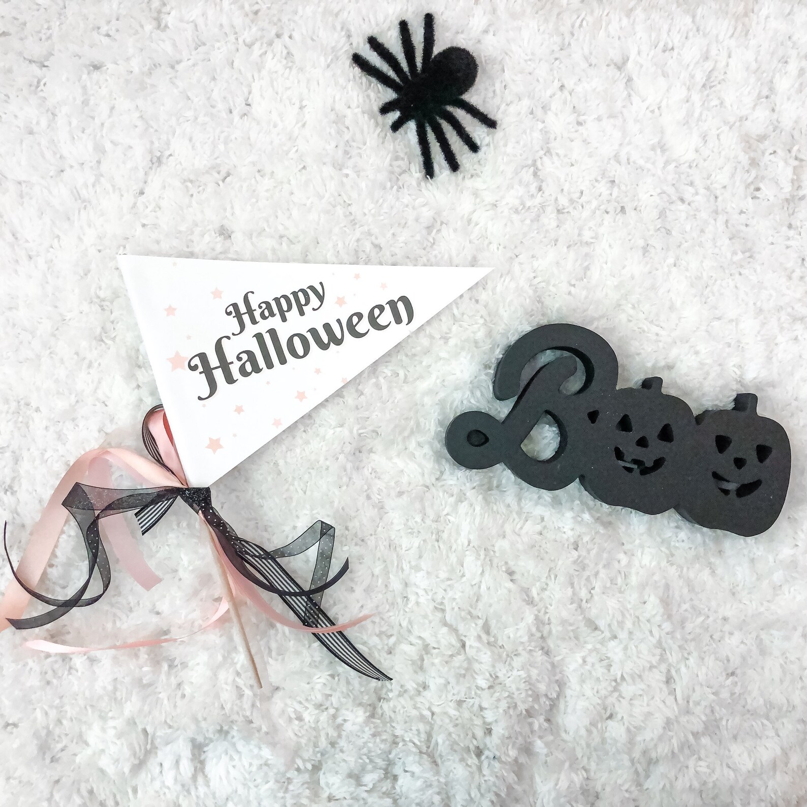 Happy Halloween Trick or Treat Pennant Flag - Etsy