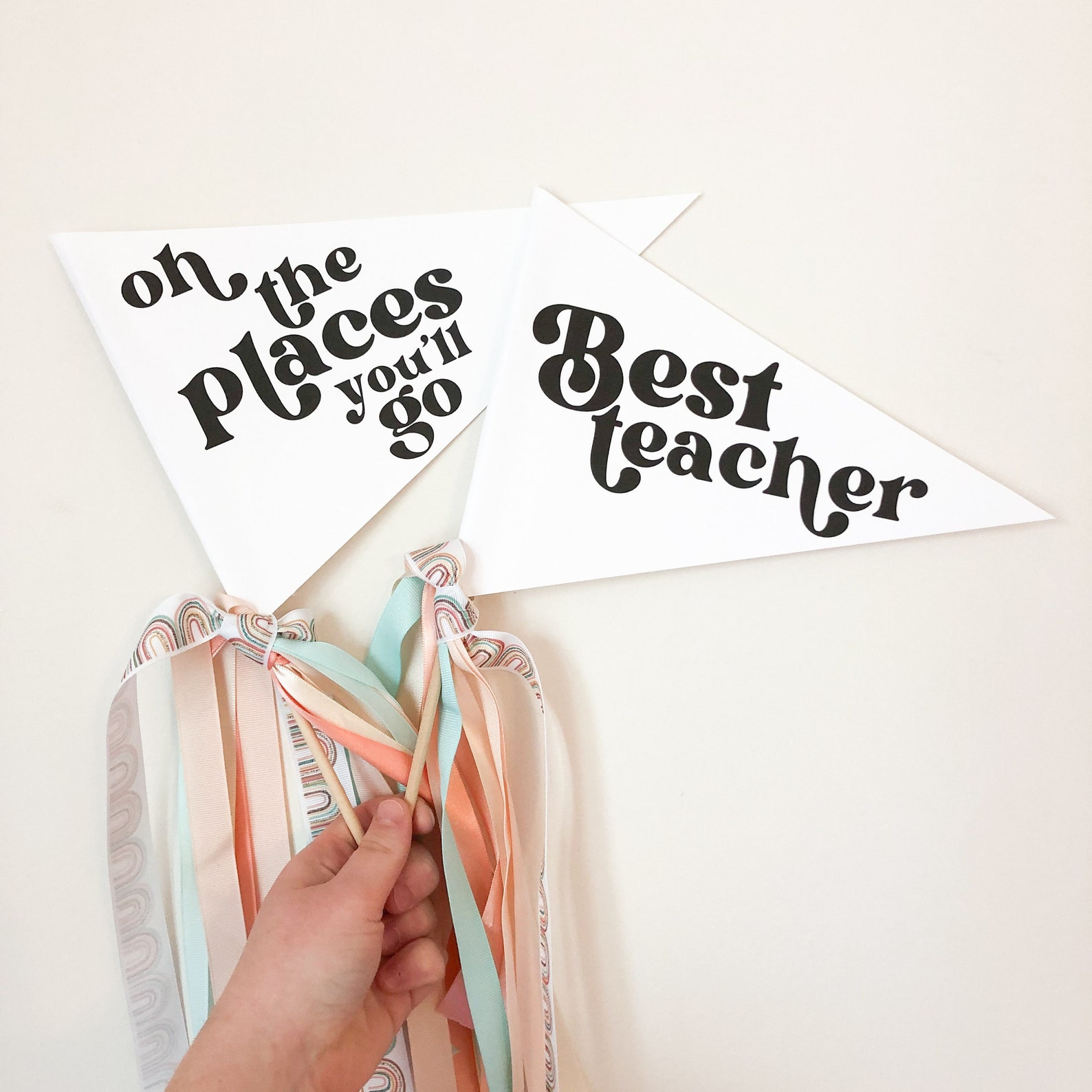 The Graduate Pennant Flag Preschool Graduation Pennant Flag - Etsy