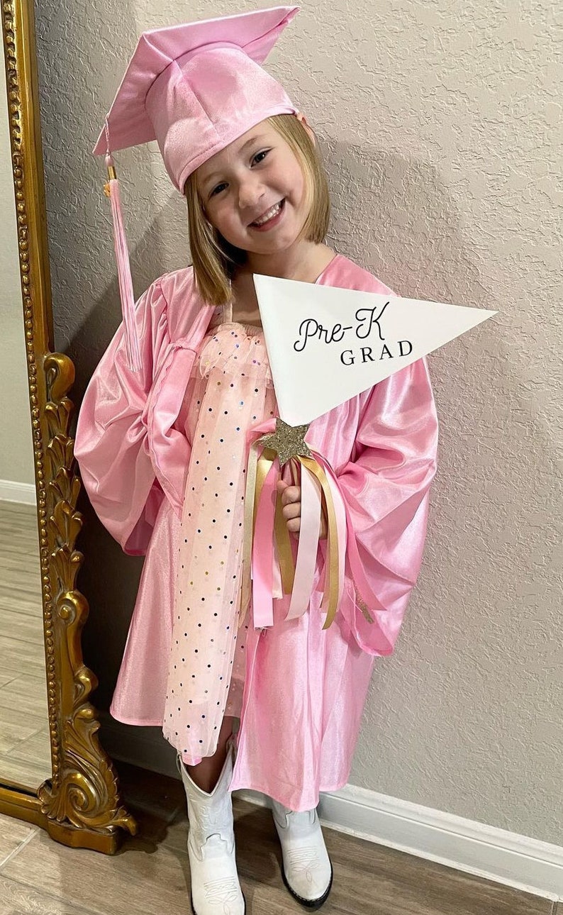 Pre-k Grad Pennant Flag - Etsy