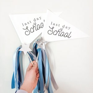 Last Day of School Flag - Etsy