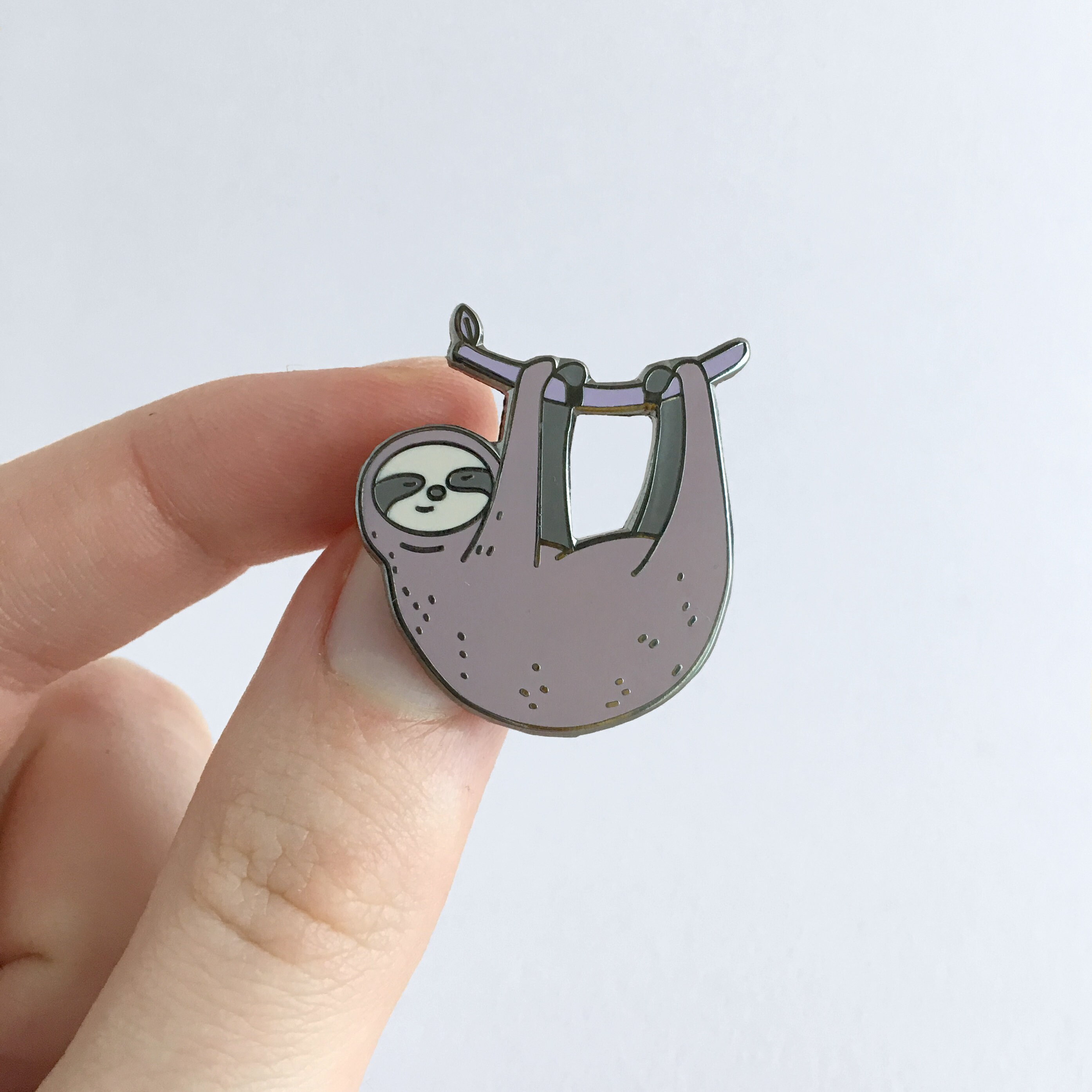 Sloth Pin Hard Enamel Pin - Etsy