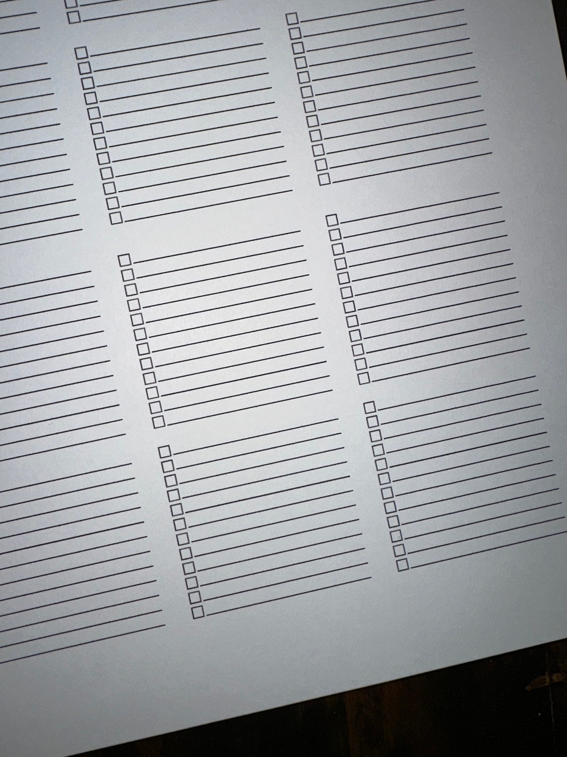 Blank Packing List: Travel Checklist (PDF Download) - Etsy