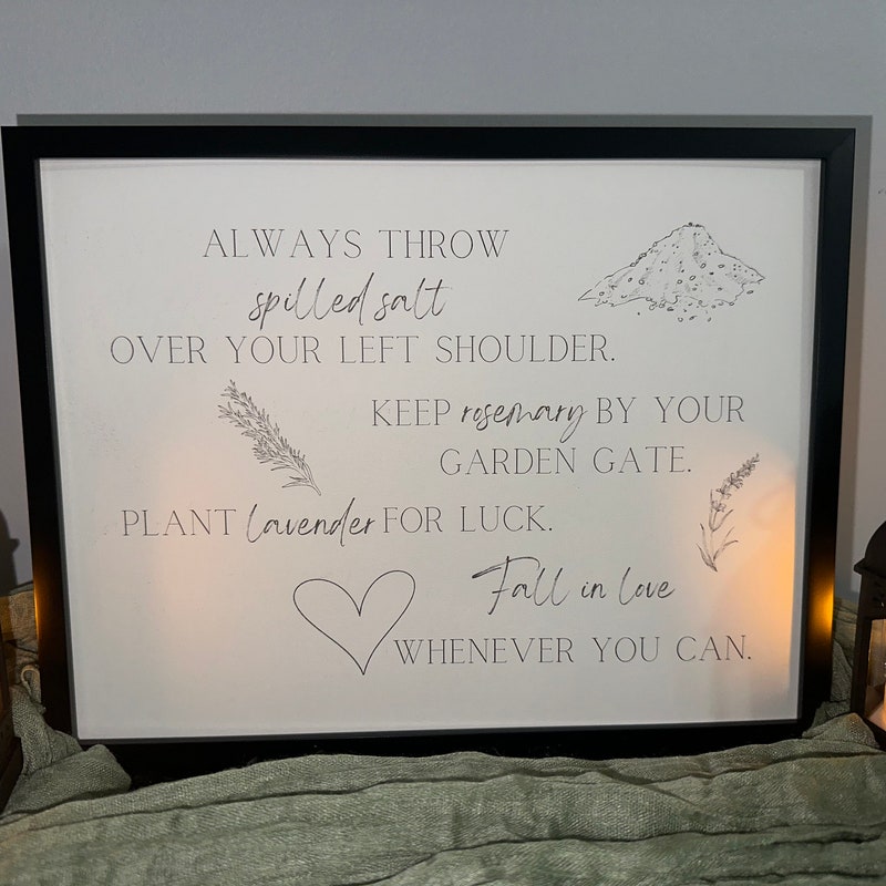 Practical Magic Sign - Etsy