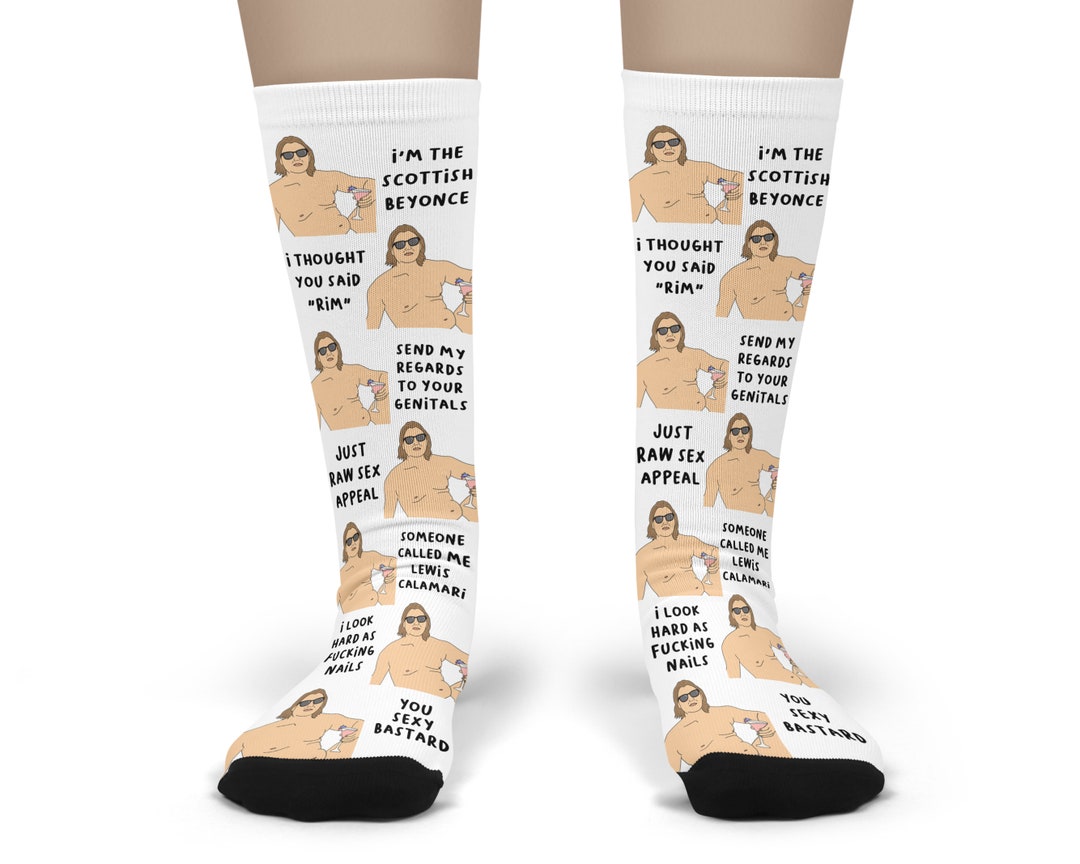Lewis Capaldi Socks, Funny Birthday Gift, Rude Socks for Her, Him ...