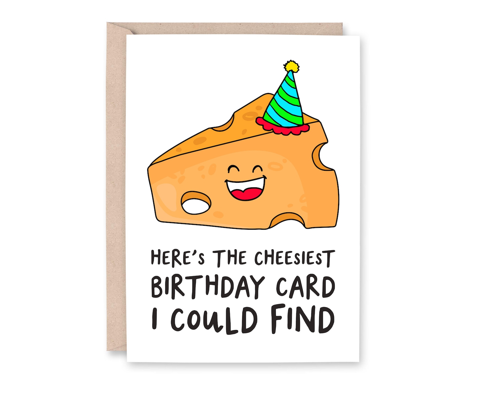 Cheesy Birthday Card Cheesiest Card Happy Birthday Card Pun - Etsy
