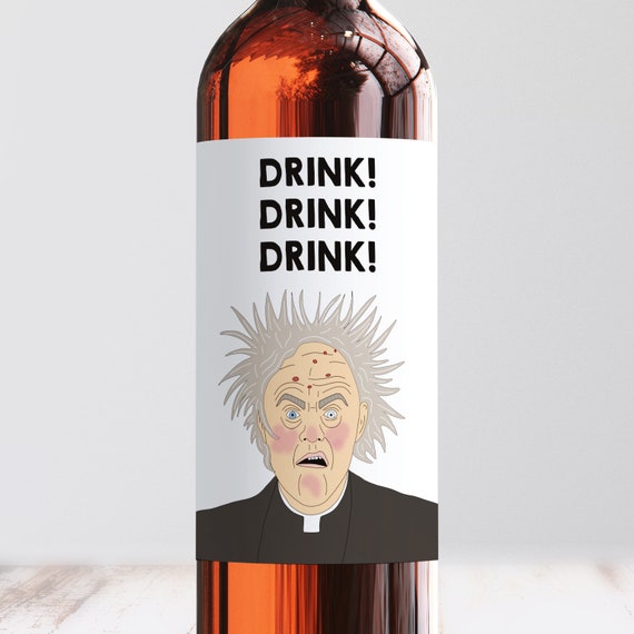 Father Ted Wine Label Father Jack Wine Bottle Label Birthday | Etsy UK