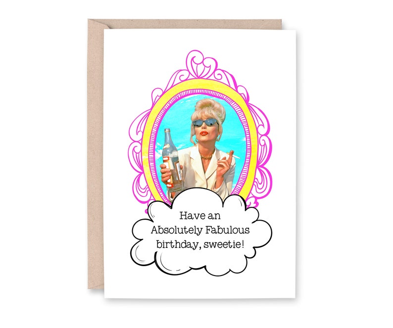 Absolutely Fabulous Card Absolutely Fabulous Birthday Card | Etsy