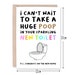 I Can't Wait to Poop in Your New Toilet Card Friend New - Etsy