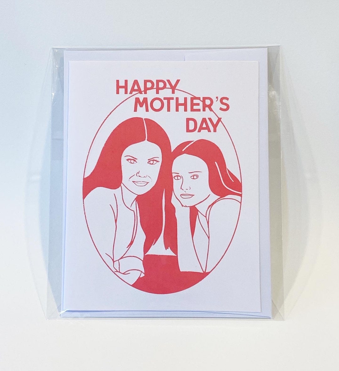 Iconic Moms Card Screenprint Card Mothers Day Card Gilmore Girls Card ...