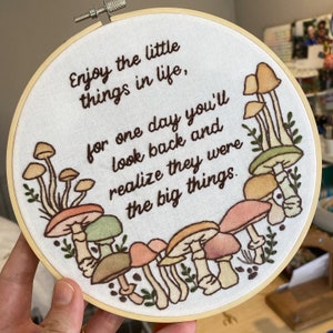 Custom Quote Embroidery | Custom Embroidery | Hand Stitched Custom ...