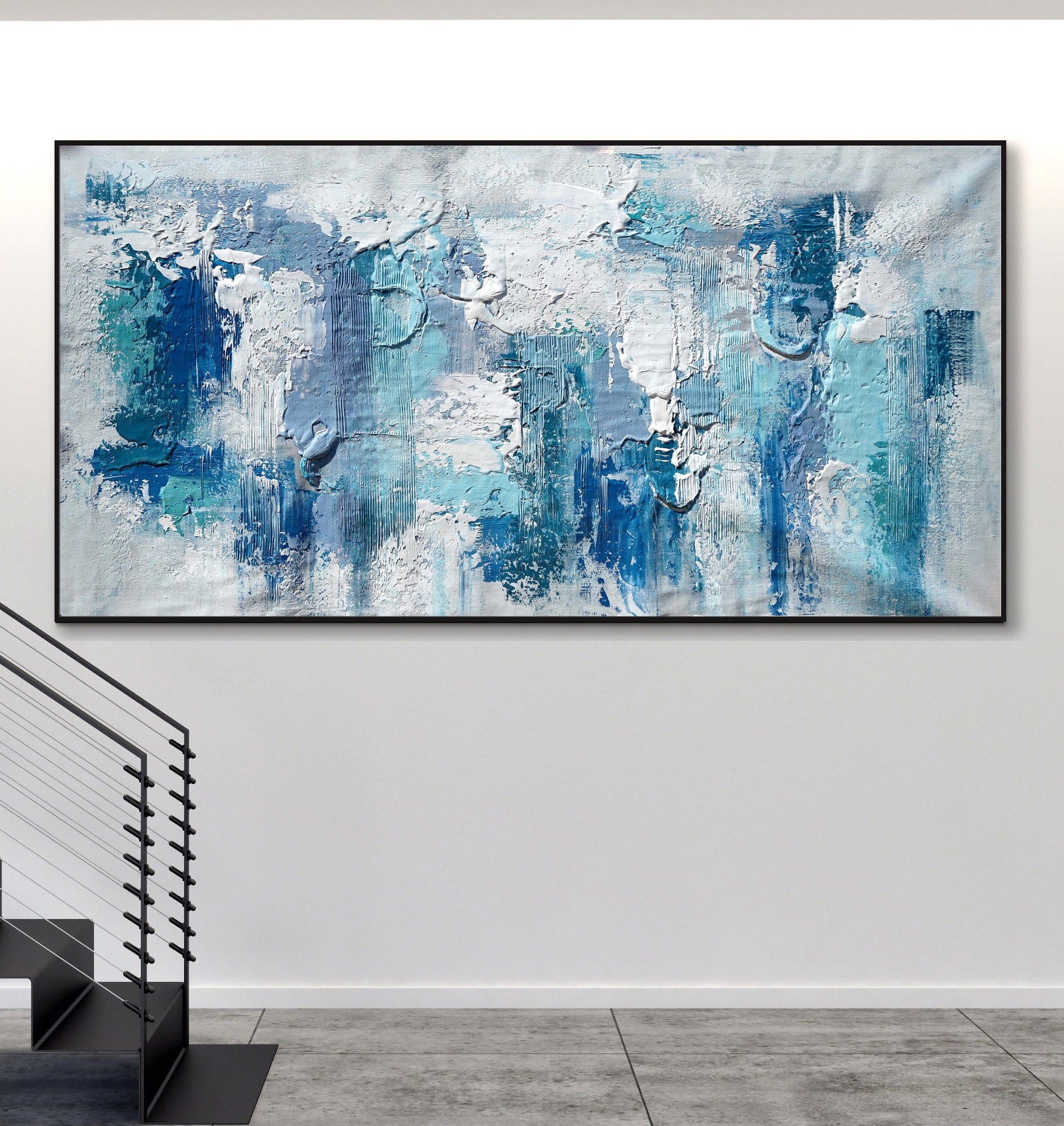 Blue Canvas Wall Art