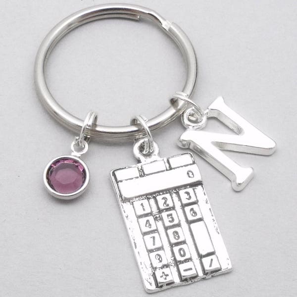 Calculator Keychain - Etsy