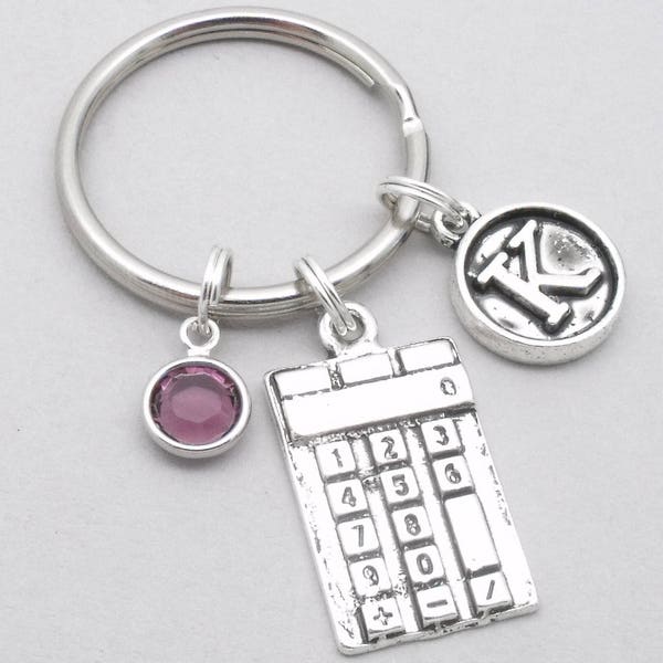 Calculator Keychain - Etsy