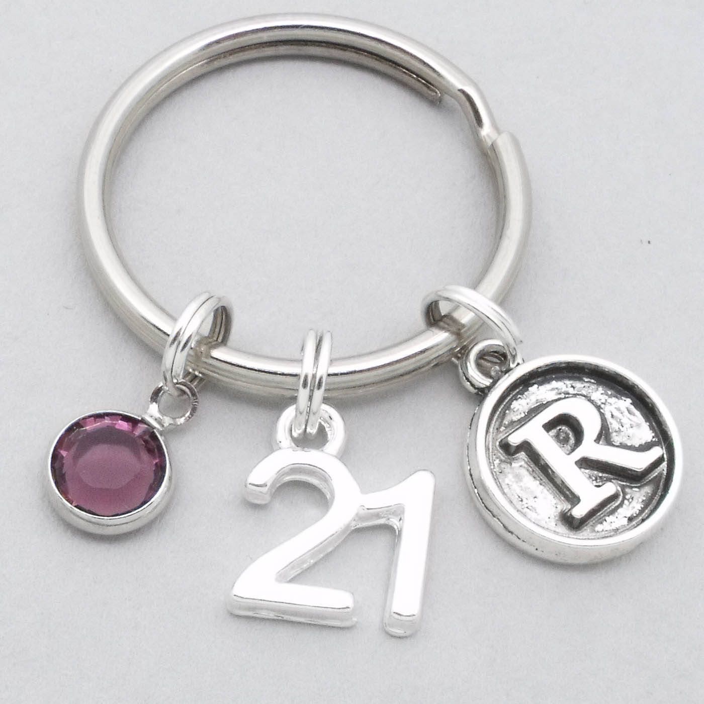 21st Birthday Keyring 21st Keychain Personalised 21st - Etsy UK