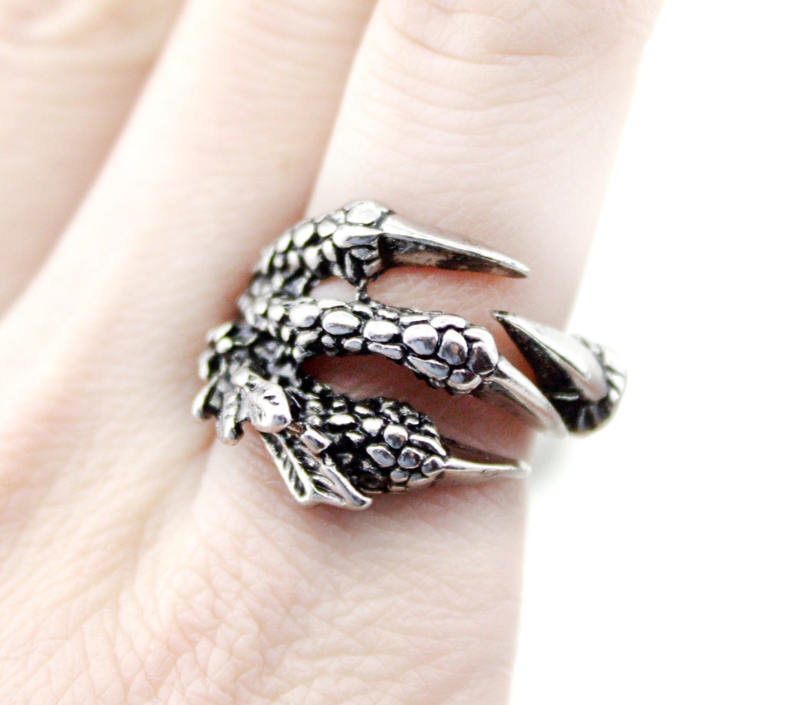 Dragon Claw Ring Celtic Dragon Ring Game of Thrones Ring | Etsy