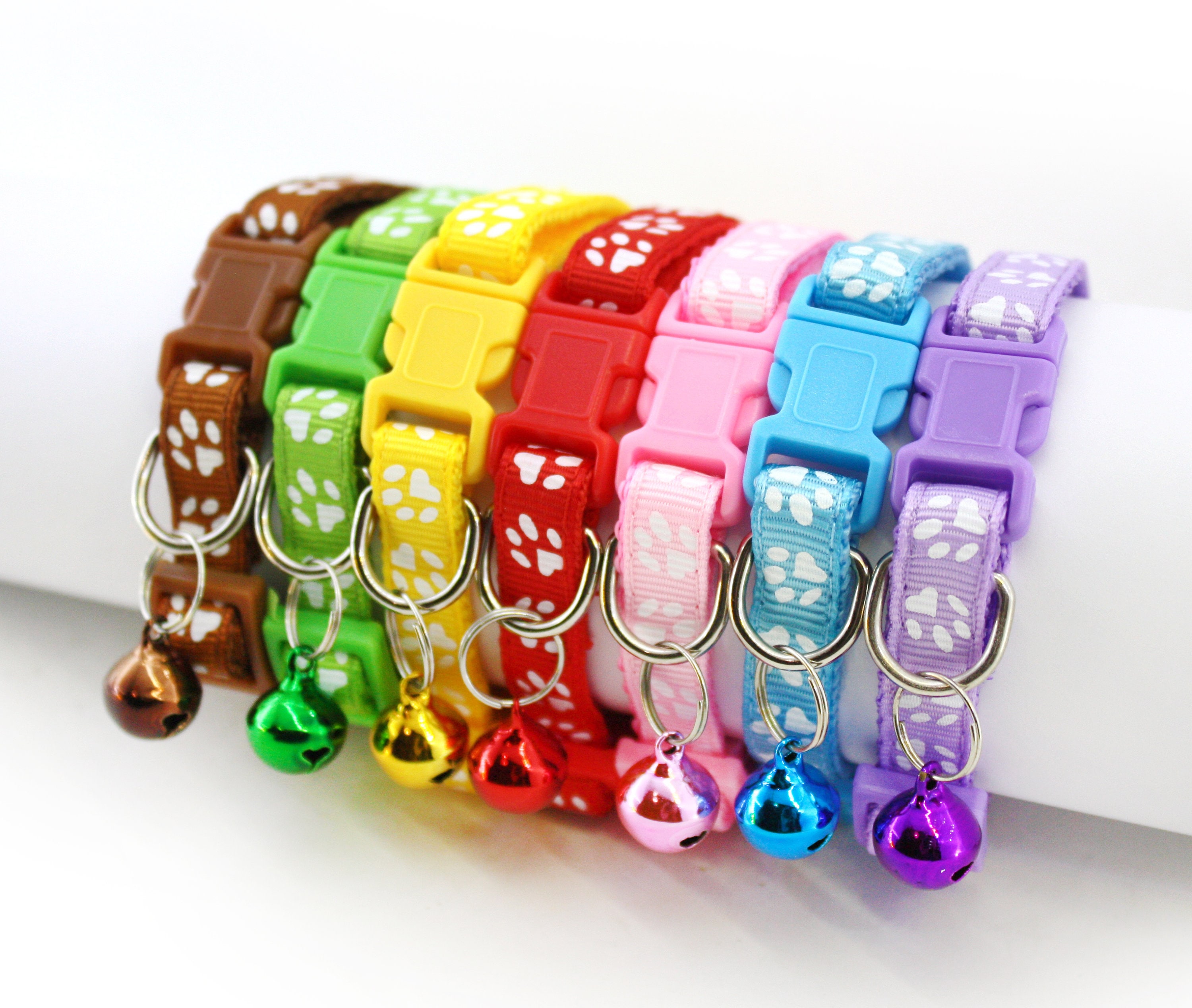 Breakaway Cat Collar Cute Cat Collar With Bell Pet Collar Kitten Collar ...