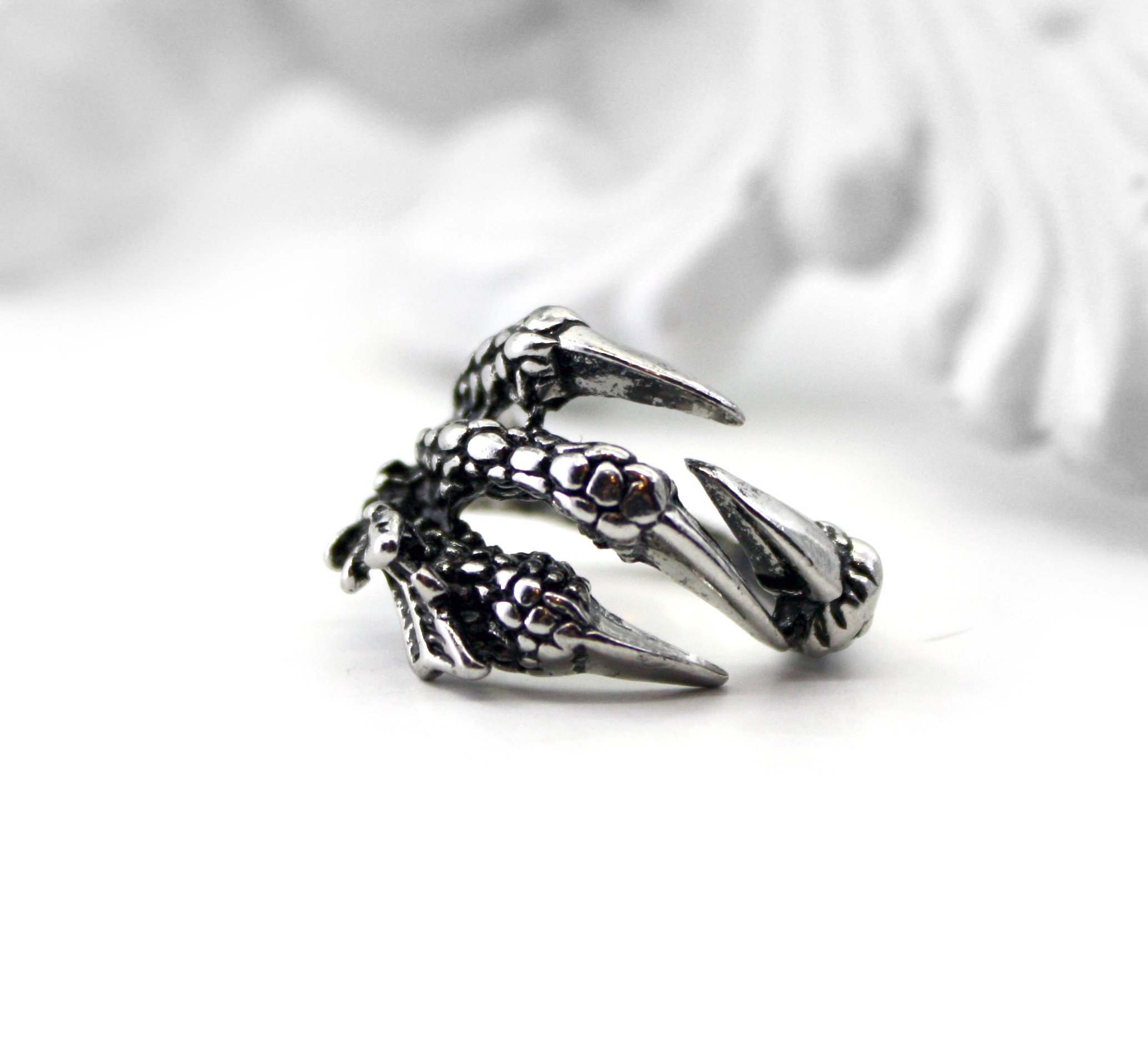 Dragon Claw Ring Celtic Dragon Ring Game Ring Fantasy Ring - Etsy