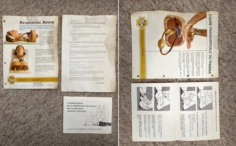 1950s Anatomic Anne Resuscitation CPR Training Model by ASMUND - Etsy