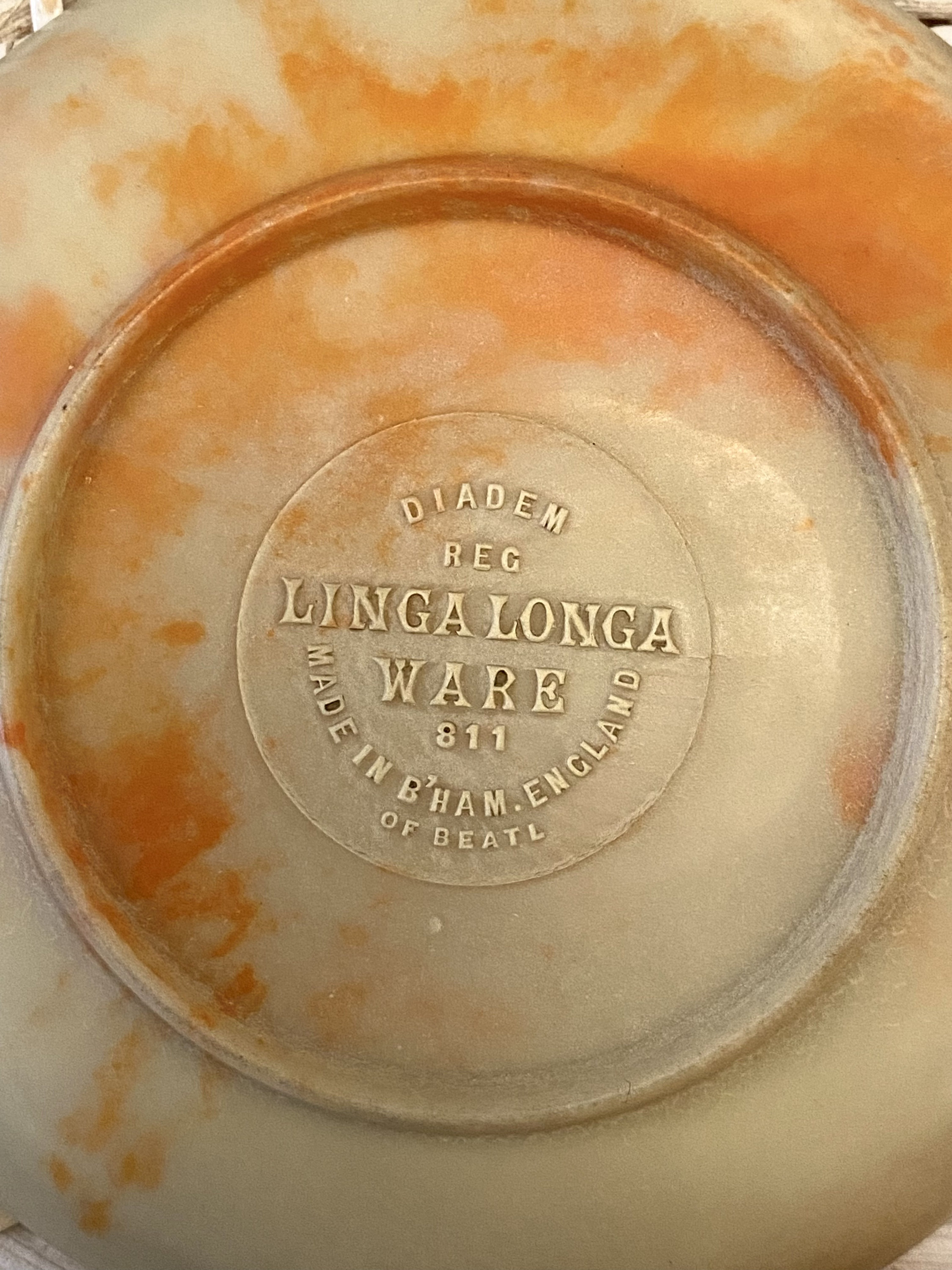 Vintage LINGA LONGA WARE Diadem Beatl Birmingham Art Deco Picnic Trio ...