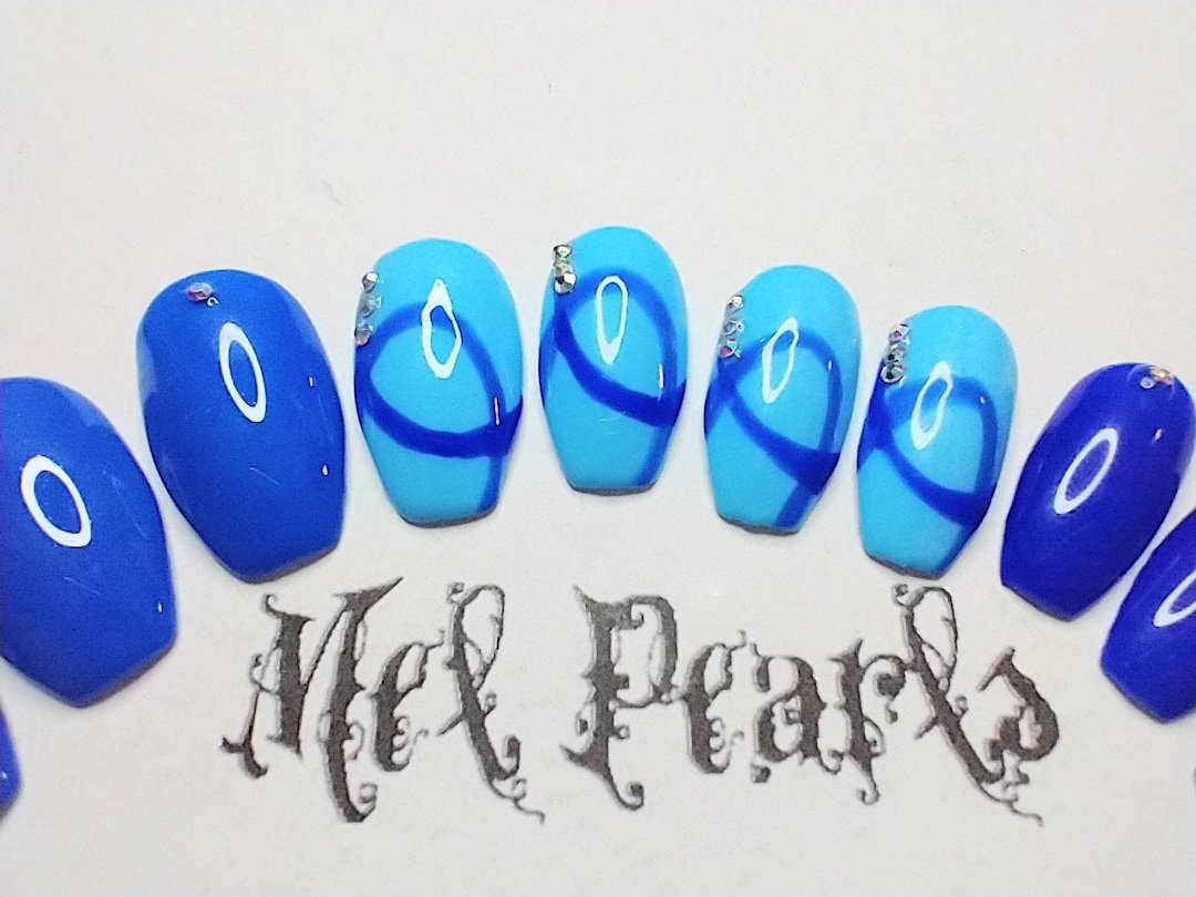 Beautiful Press on Nails Set of 20 - Etsy
