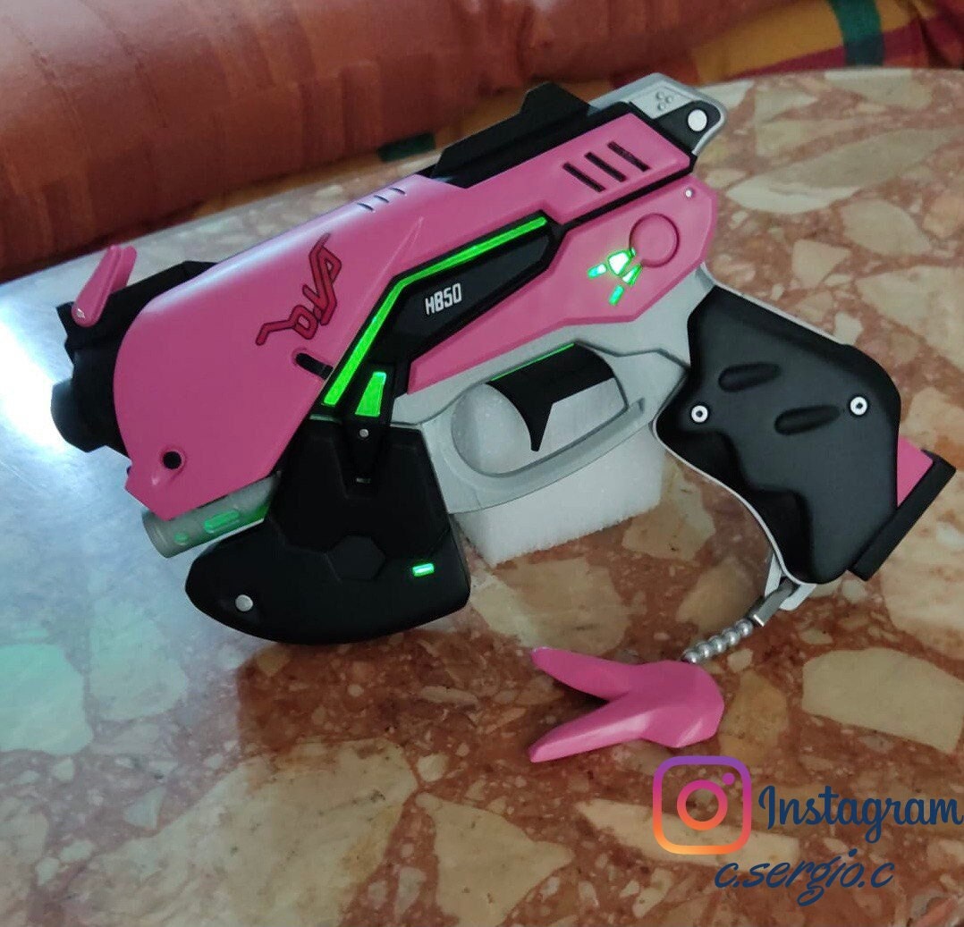 Overwatch D.va Gun Prop Fan Art - Etsy