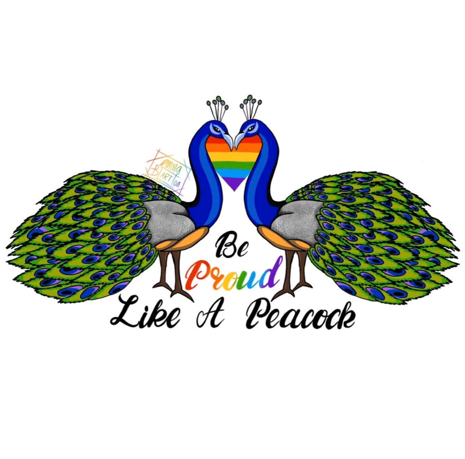 Proud Like a Peacock Print - Etsy