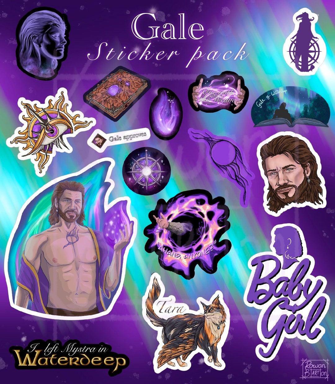 Gale Sticker Pack - Etsy