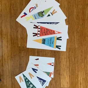 Storybook Vintage Style Pennant Decoration PDF PRINTABLE - Etsy