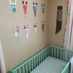 Storybook Vintage Style Pennant Decoration PDF PRINTABLE - Etsy