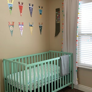 Storybook Vintage Style Pennant Decoration PDF PRINTABLE - Etsy