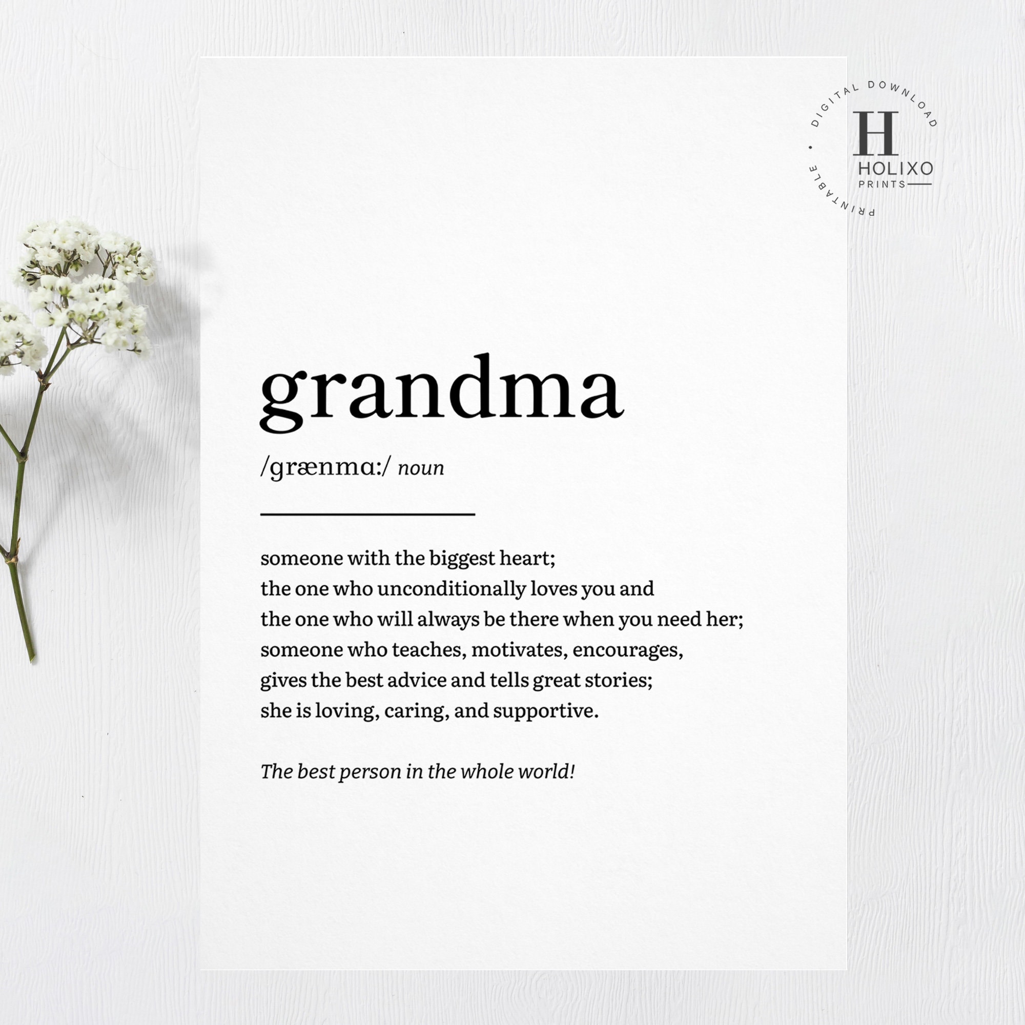 Grandmother Grandma Definition Grandma Gift Gifts for - Etsy